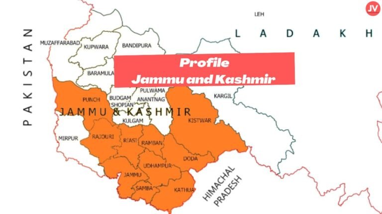 Jammu And Kashmir Map: A Comprehensive Profile