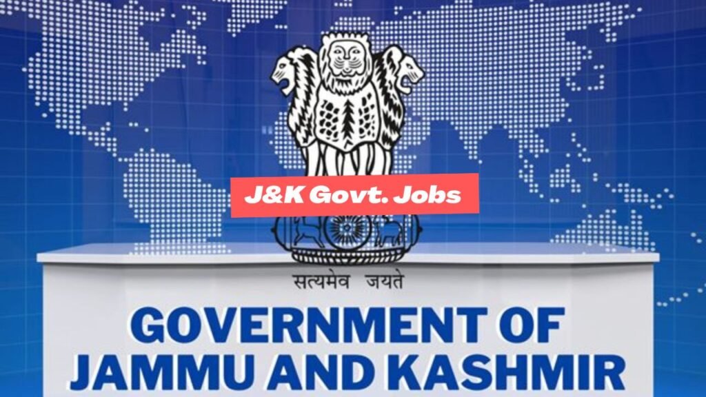 J&K Govt Announces 600 Jobs For Accounts Assistant – Apply Online Now!