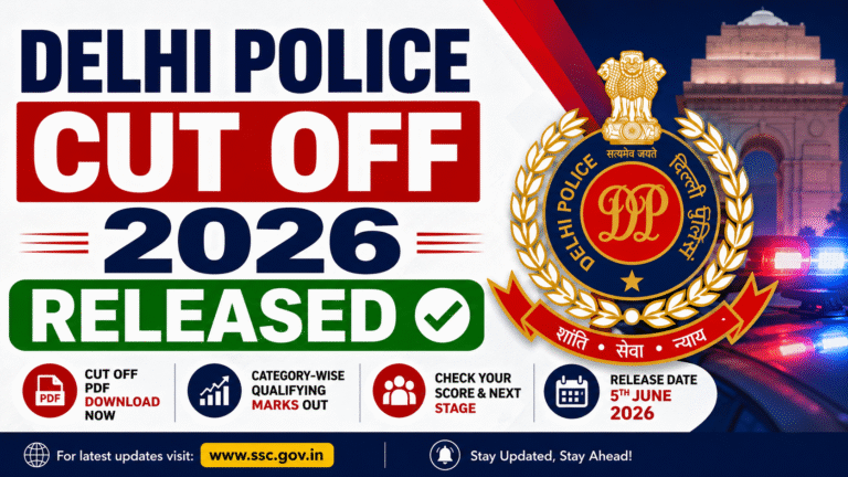 Delhi Police Head Constable Cut Off 2026 Released: Check Category-Wise ...
